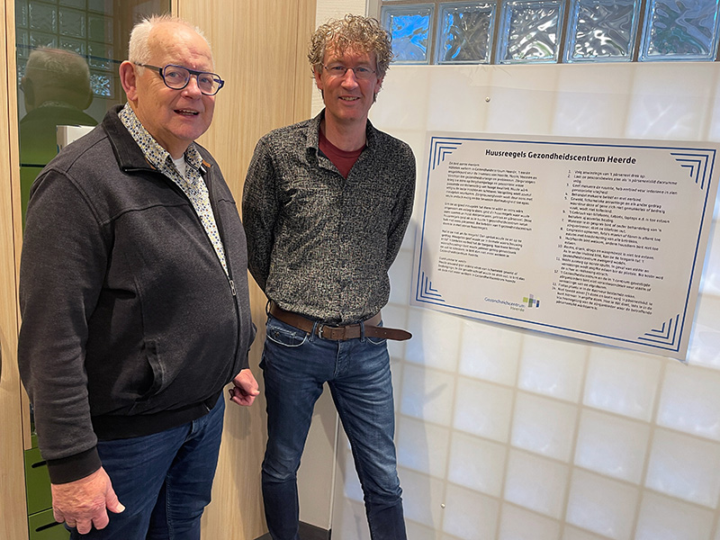 Huusreegels Gezondheidscentrum Heerde